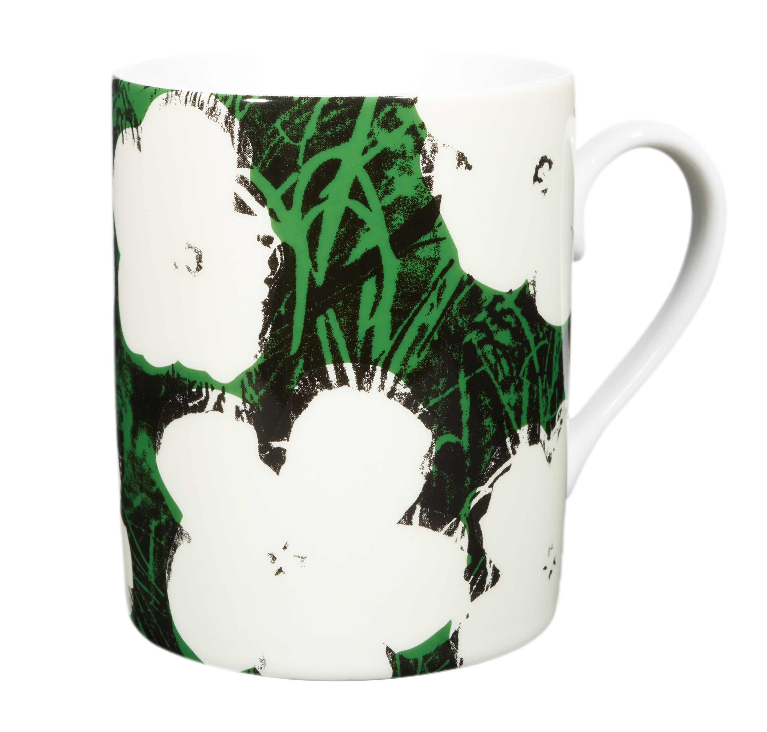 Andy Warhol Mug White Flower – Au Gant Rouge